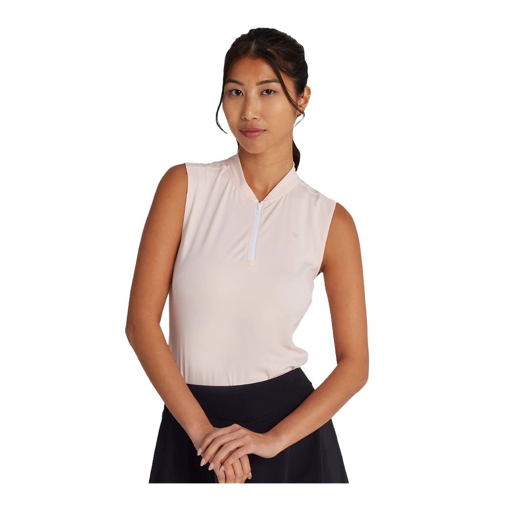 Bad Birdie Women's Rose Quartz Blade Collar Sleeveless Polo – Golf HQ