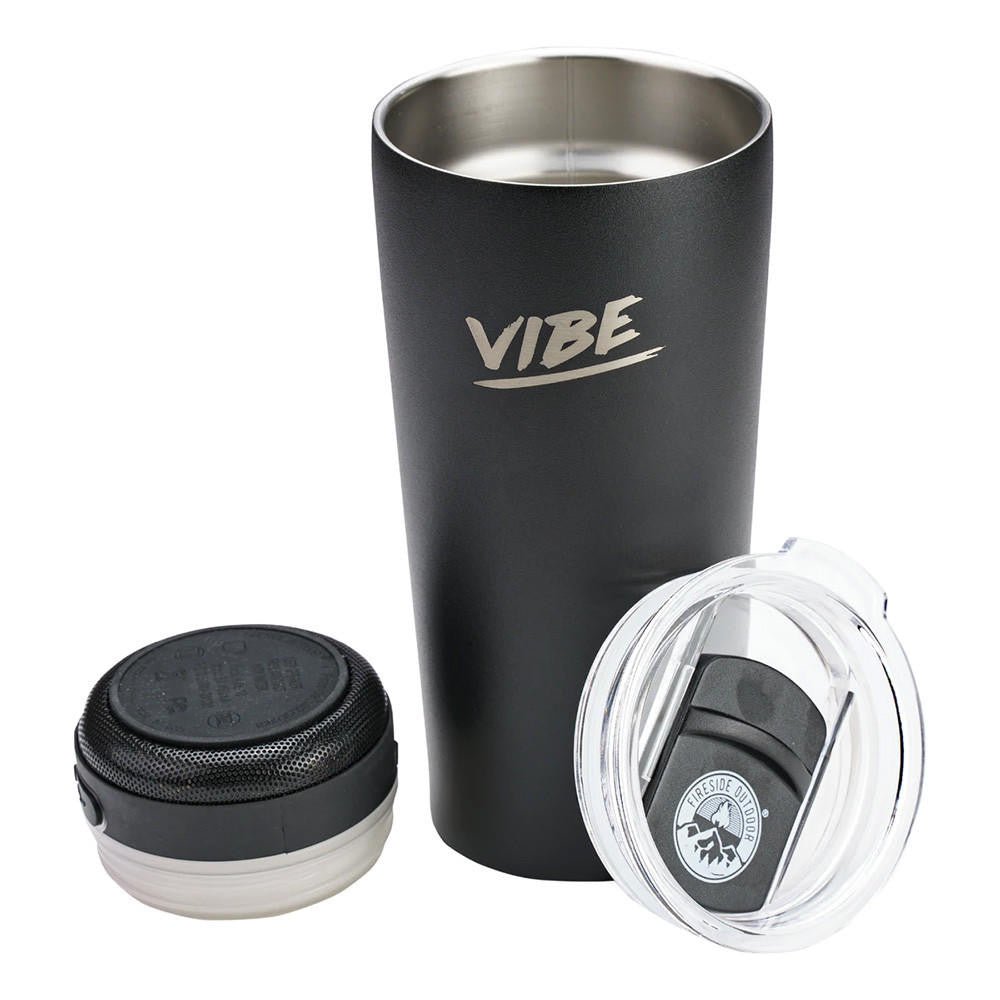 Fireside Outdoor Vibe 18oz Tumbler with Speaker – Golf HQ