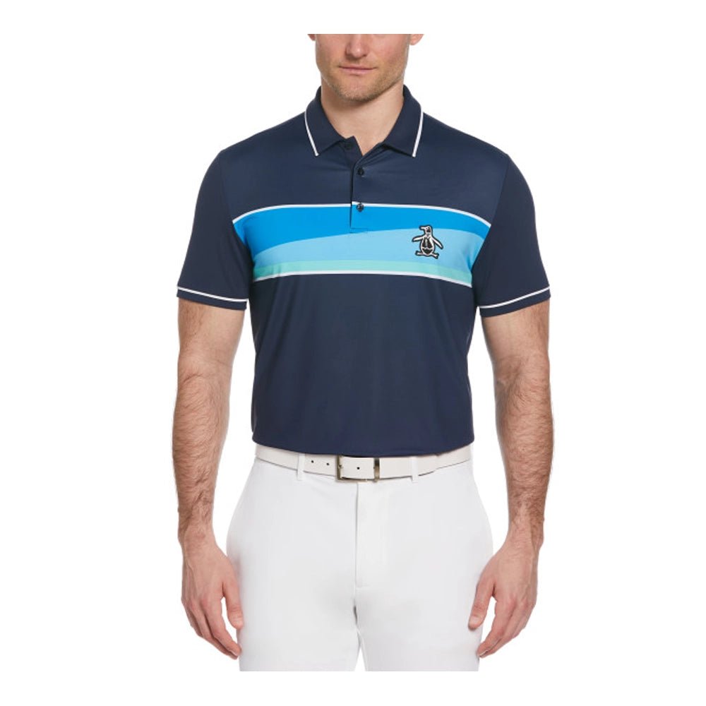 Original Penguin Engineered 80's Chest Block Golf Polo – Golf HQ