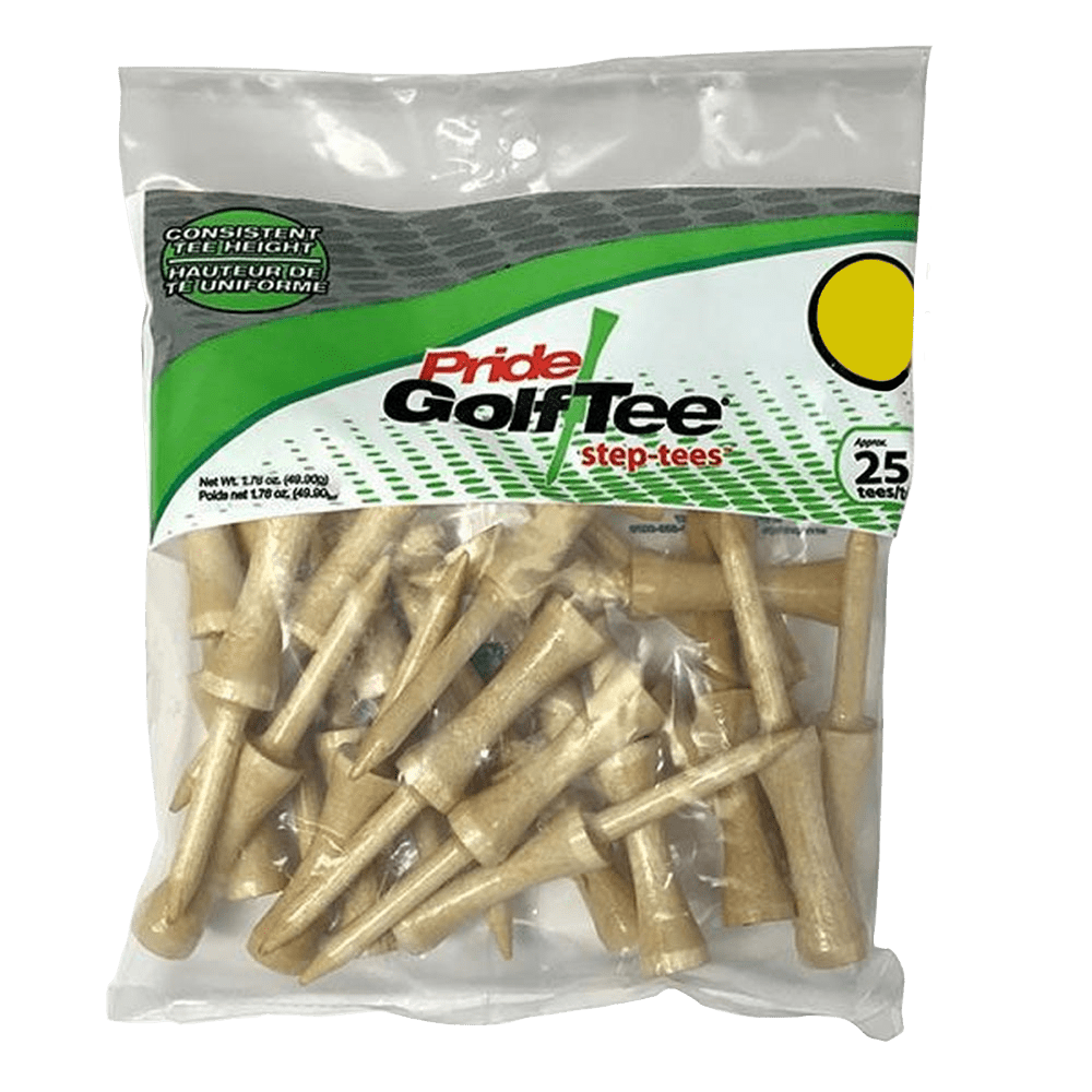 Pride Sports Step Tees - 25 Count – Golf HQ