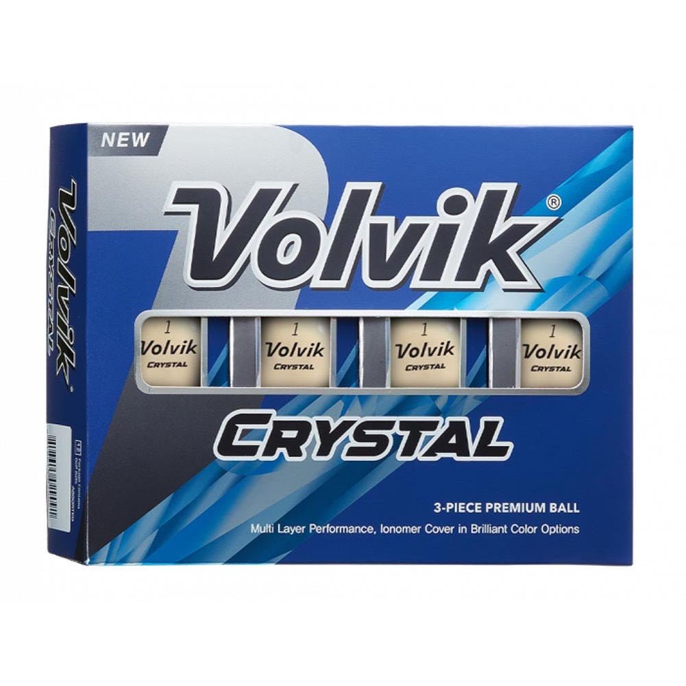 Volvik Crystal Golf Balls - White – Golf HQ