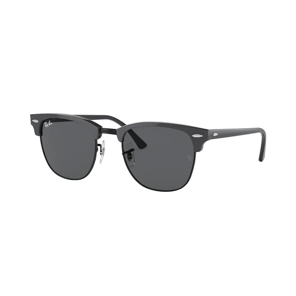 Ray-Ban Clubmaster - Grey On Black/Dark Grey – Golf HQ